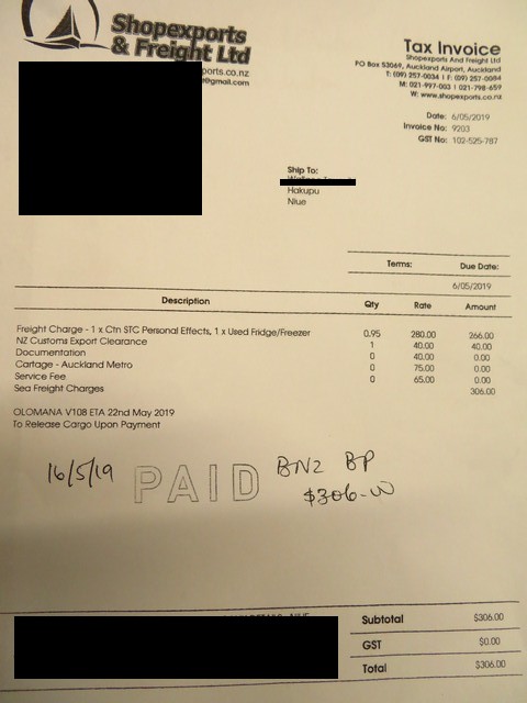 Niue Trade Portal, Import and Export procedures